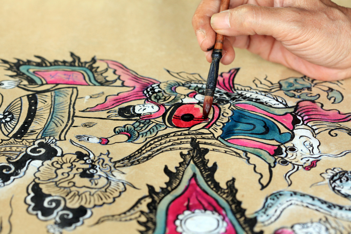 Einzigartigkeit der Hang Trong-Bilder