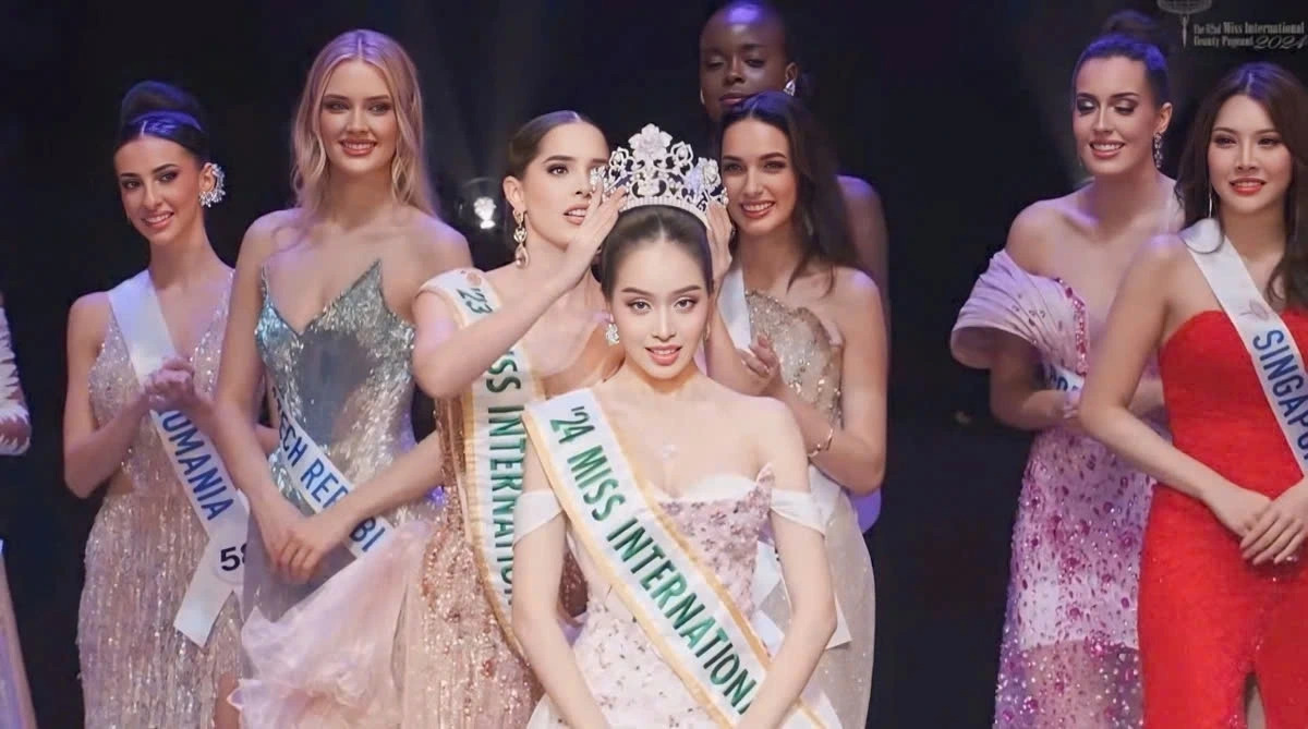 Huynh Thi Thanh Thuy crowned Miss International 2024